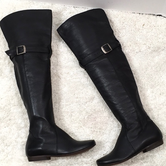 Eric Michael | Shoes | Eric Michael Black Leather Otk Riding Boots ...